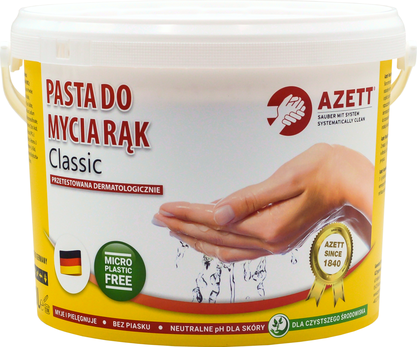 AZETT CLASSIC pasta BHP do rąk 10L – ABC Higiena
