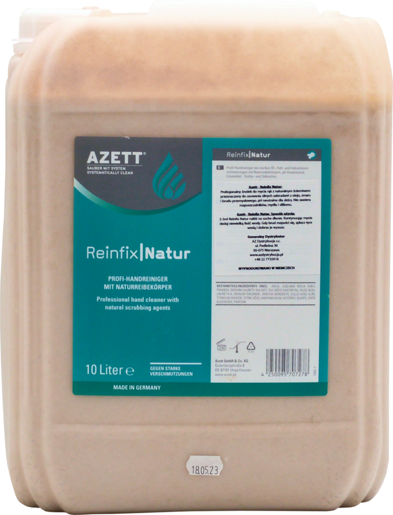 AZETT Reinfix – krem do mycia rąk 10L – ABC Higiena